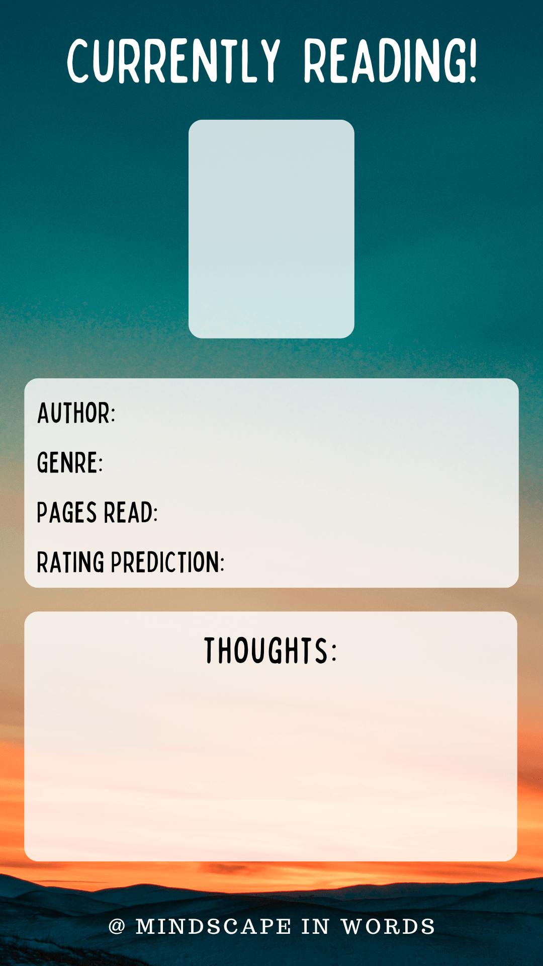 More Amazing Reading Templates: Last Book Read & Currently Reading ...